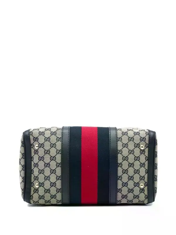 Gucci 2016-2026 Medium Gg Canvas Web Joy Boston Bag Satchel