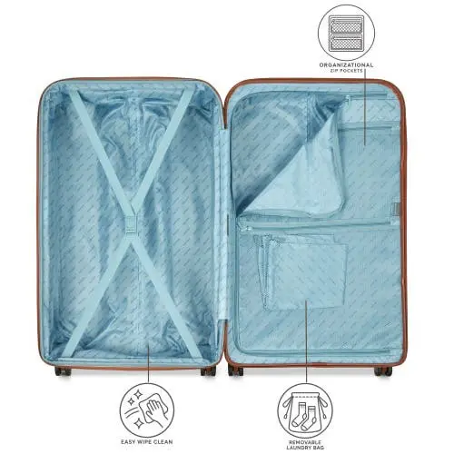 DELSEY PARIS Odette Hardside Expandable 2 Piece 20" Carry On & 32" Large Checked Set - Angora
