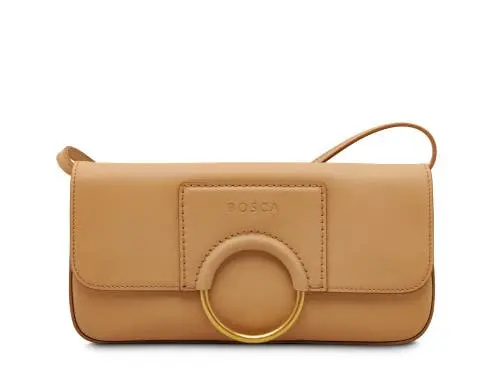 Bosca Marziari The Capri Crossbody Clutch - Sand