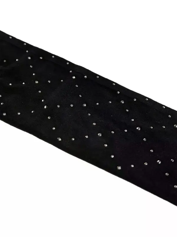 HEIST Crystal Cross Embellished Stockings