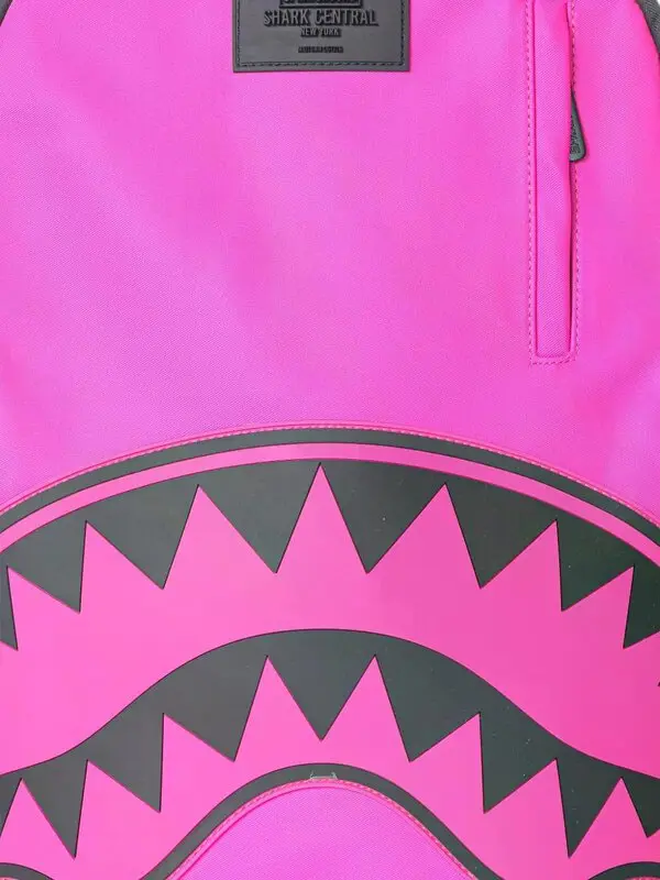 SPRAYGROUND Shark Central Stencil-print Backpack - Pink