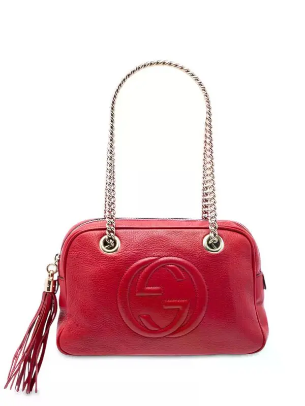 Gucci 2016-2026 Calfskin Soho Chain Zip Shoulder Bag