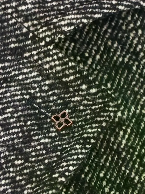 Tagliatore Lyod Tweed-effect Notched-lapels Coat