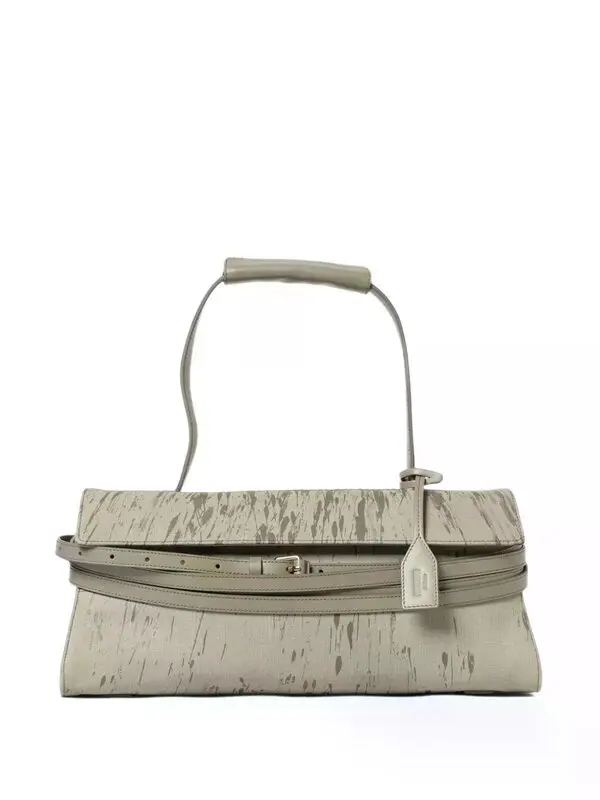 Moschino Rain Tie Me Allongé Shoulder Bag - Neutrals