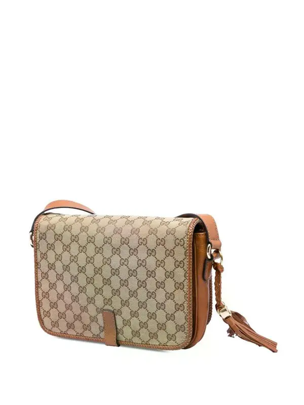 Gucci 2016-2026 Gg Canvas Marrakech Crossbody Bag - Neutrals