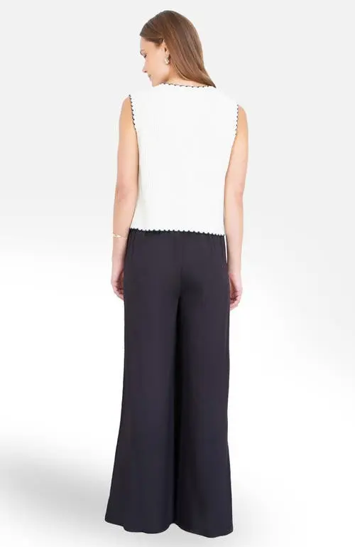 YUMI Wide Leg Palazzo Trousers