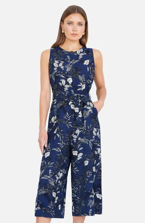 YUMI Leaf Culotte Jumpsuit
