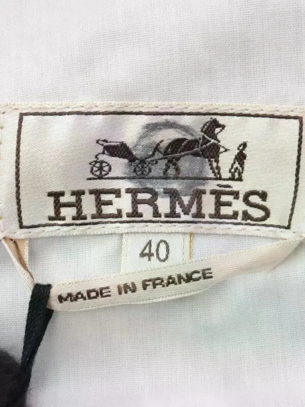 Hermès 2010s Patch-pockets Chino Pants - Grey