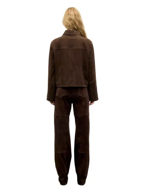 Gerard Darel Cropped Button Front Jacket
