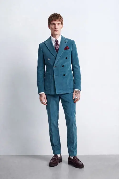TWISTED TAILOR Aston Cord Suit Trousers