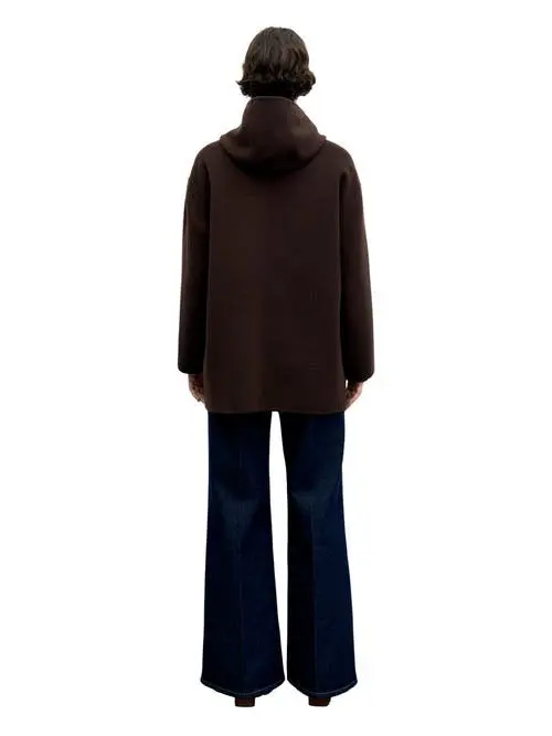 Gerard Darel Alva Double-faced Wool Hooded Coat