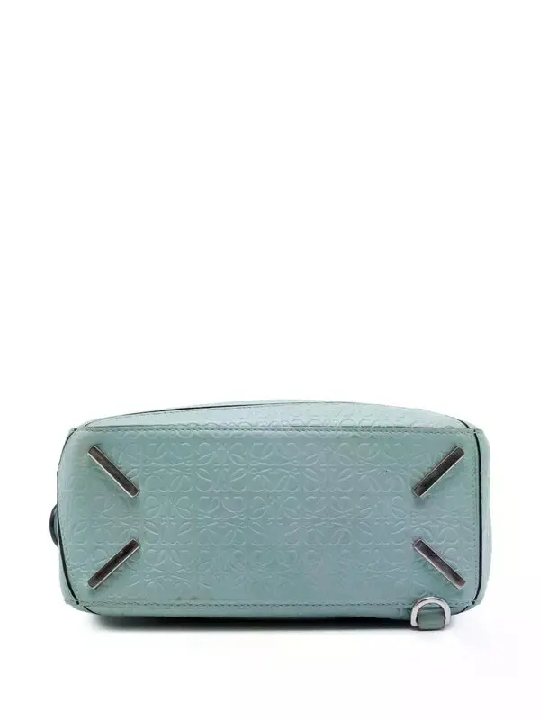 Loewe 2016 Small Anagram Embossed Calfskin Puzzle Satchel