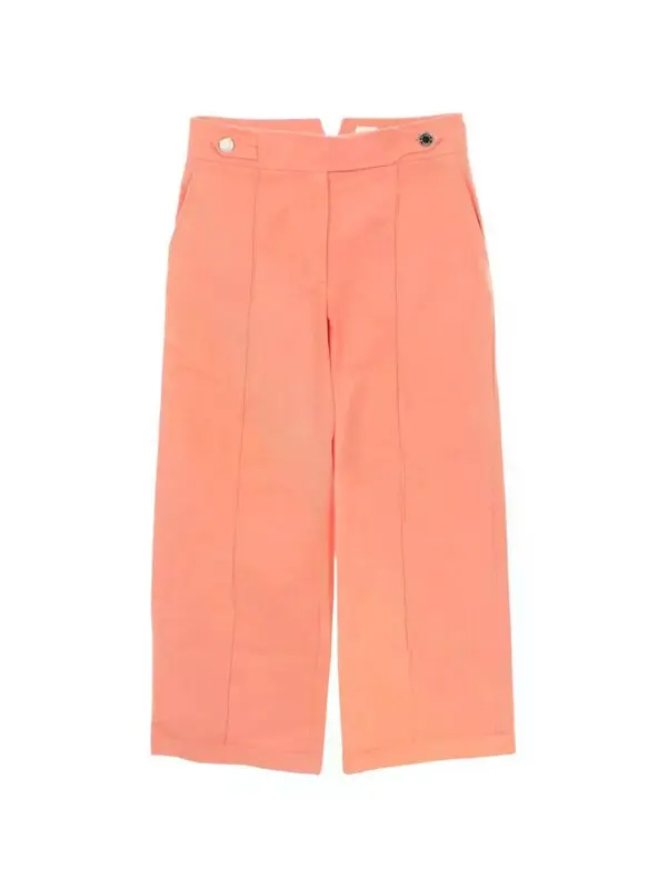 Hermès 2010s Sellier Button Trousers