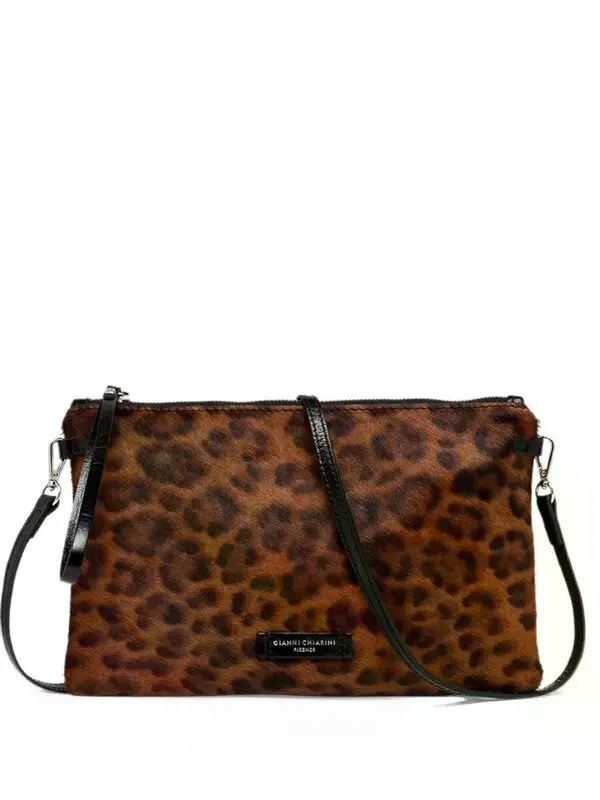 GIANNI CHIARINI Hermy Leopard-print Crossbody Bag
