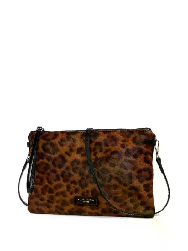 GIANNI CHIARINI Hermy Leopard-print Crossbody Bag