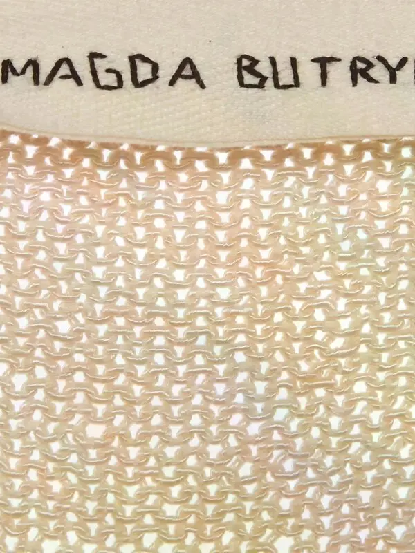 Magda Butrym 2021 Textured Slim-fit Trousers
