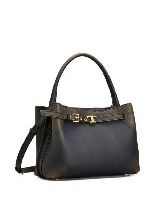 TOD'S T Timeless Leather Tote Bag