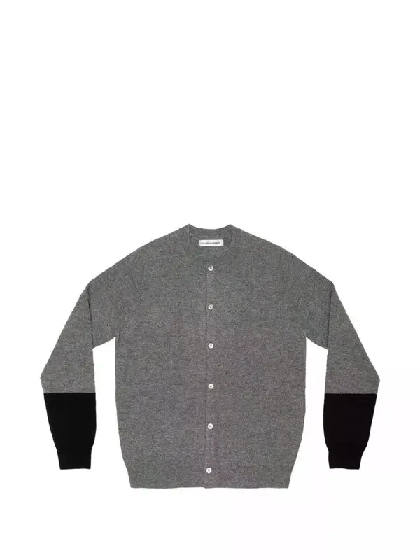 Comme Des Garçons Colour-block Button-up Cardigan