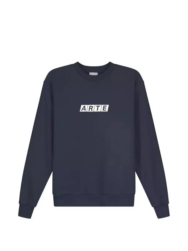 ARTE ANTWERP Module Logo-print Sweatshirt - Blue
