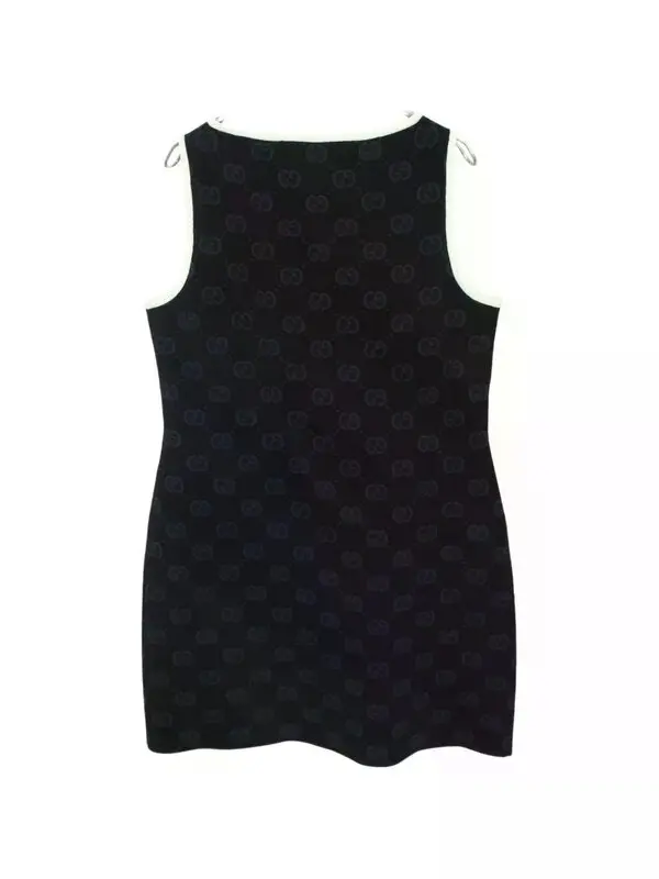 Gucci 2010s Gg Pattern Mini Dress