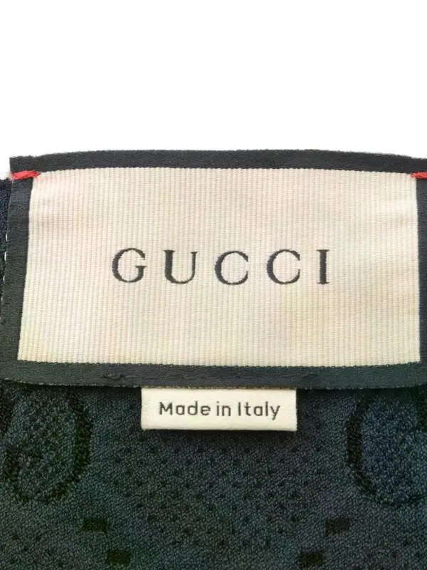 Gucci 2010s Gg Pattern Mini Dress