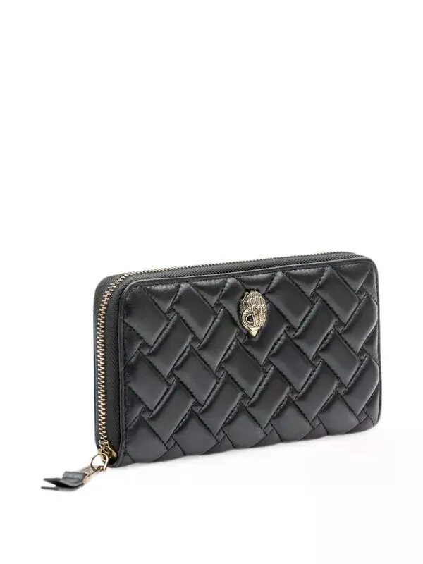 Kurt Geiger Quilted Eagle-plaque Wallet