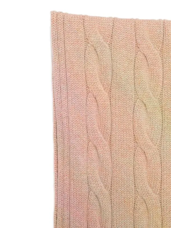 Loro Piana Napier Cable-knit Scarf