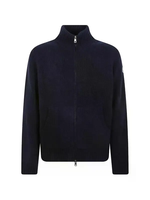 Moncler Zip-up Ribbed-knit Sweater