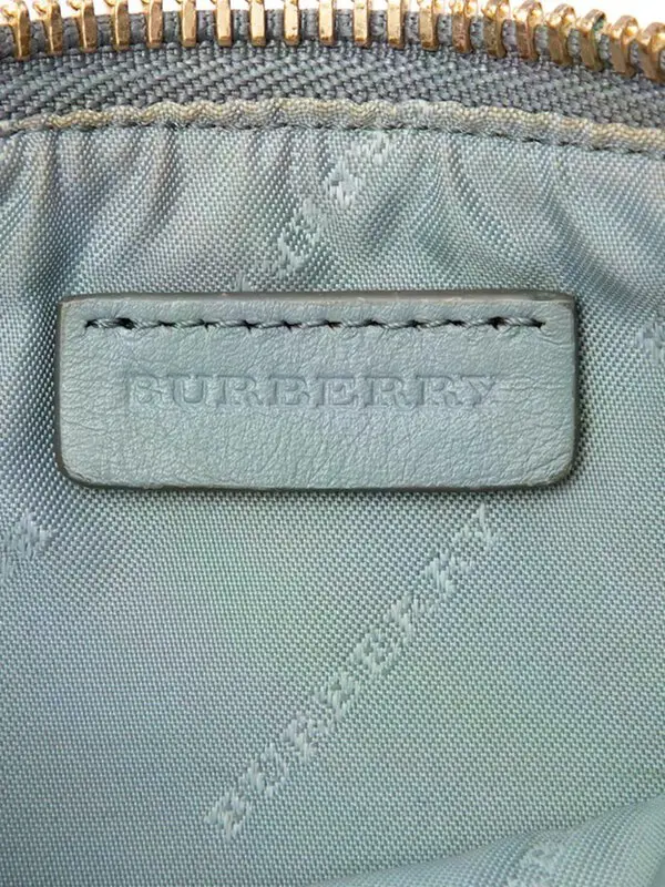 Burberry 2000-2017 Haymarket Check Coated Canvas Clara Pochette Shoulder Bag