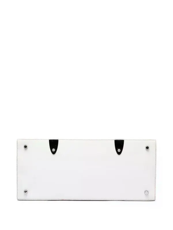 Goyard 2014 Goyardine Saigon Structured Mm Handbag - White