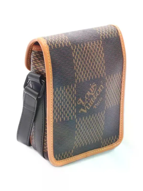 LOUIS VUITTON X Nigo 2020 Amazon Damier Ebene Giant Shoulder Bag - Brown