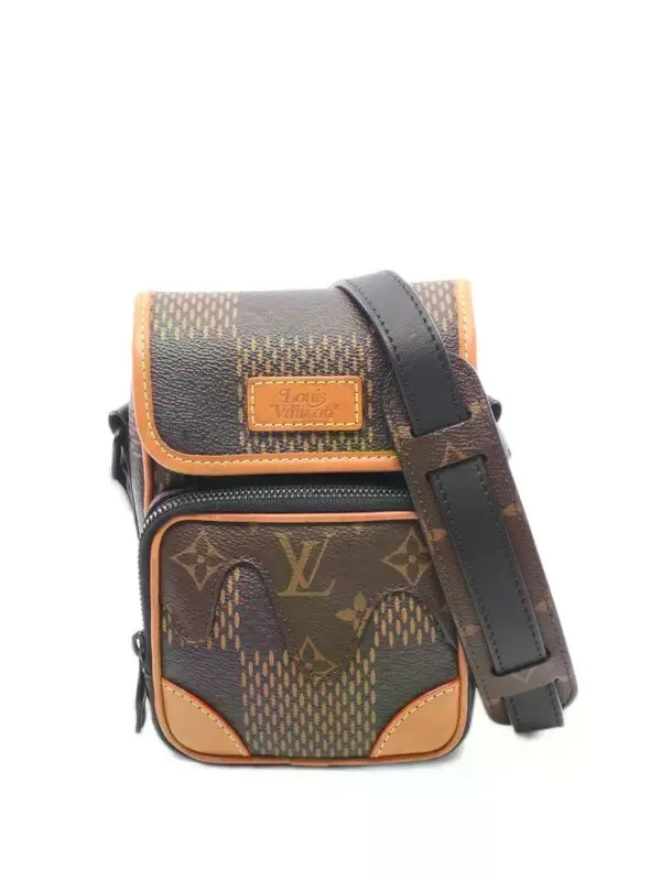 LOUIS VUITTON X Nigo 2020 Giant Amazon Damier Ebene Cross Body Bag - Brown