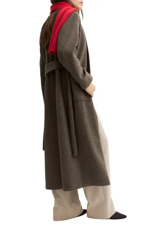 EMME Belted Jersey Coat
