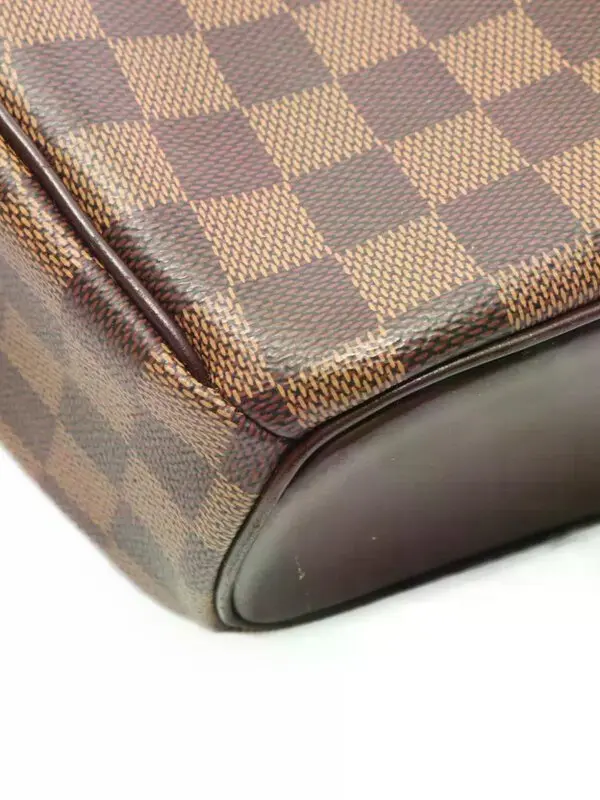 LOUIS VUITTON 2002 Saria Horizontal Damier Ebène Tote Bag