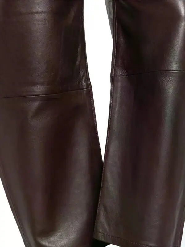 LOIS Leather Wide-leg Trousers