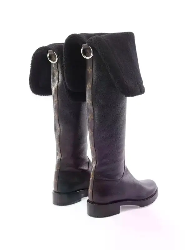 LOUIS VUITTON 2010s Mouton Monogram Boots
