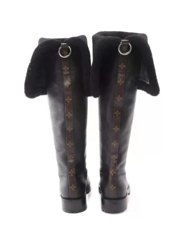 LOUIS VUITTON 2010s Mouton Monogram Boots