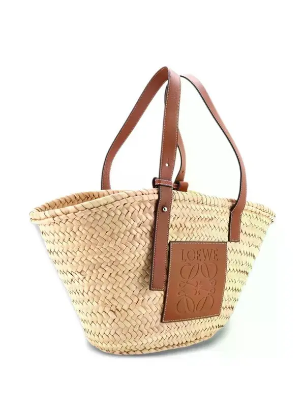 Loewe Basket Raffia Small Tote Bag