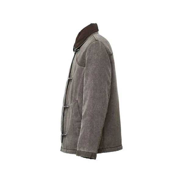 FAY Grey Jackets Shirt Jackets