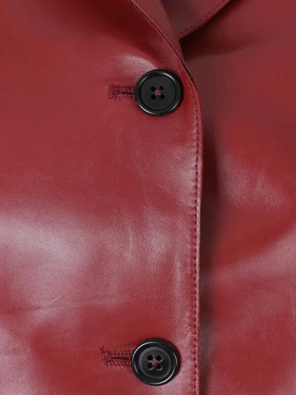 JIL SANDER Unstructured Leather Jacket