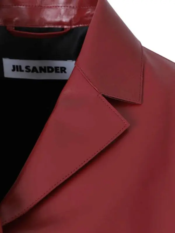 JIL SANDER Unstructured Leather Jacket