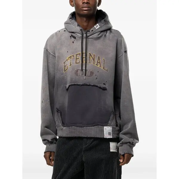 Mihara Yasuhiro Grey Sweaters & Knitwear Hoodies