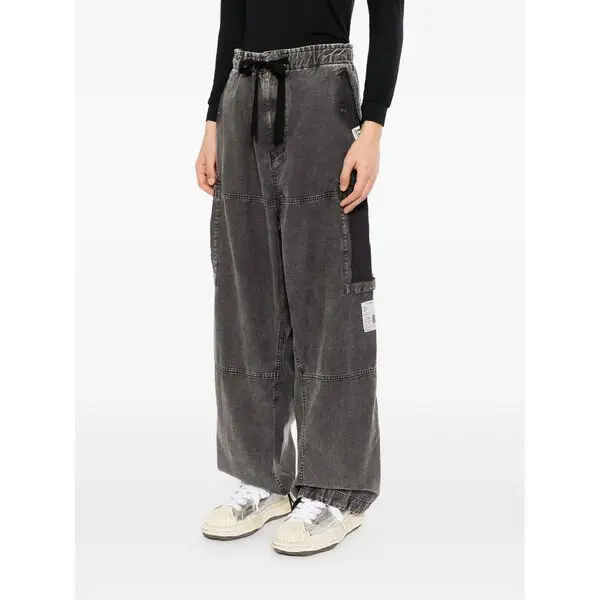 Mihara Yasuhiro Grey Trousers Wide-leg Trousers
