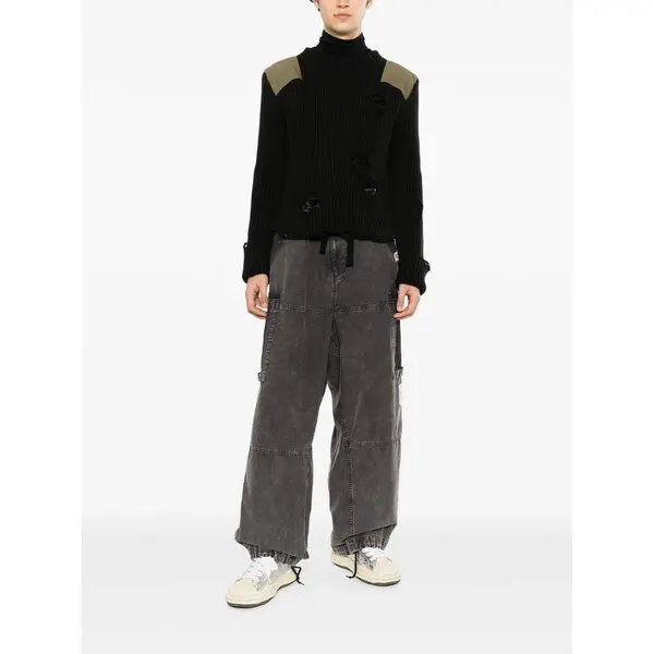 Mihara Yasuhiro Grey Trousers Wide-leg Trousers