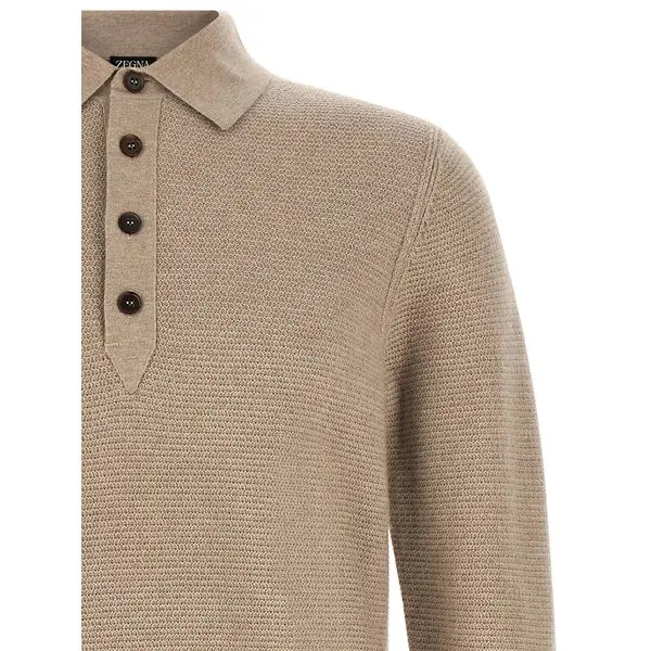 Zegna Neutrals Sweaters & Knitwear Jumpers