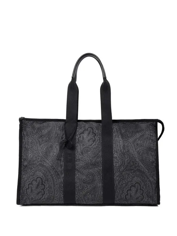 Etro Large Arnica Travel Bag With Paisley Print