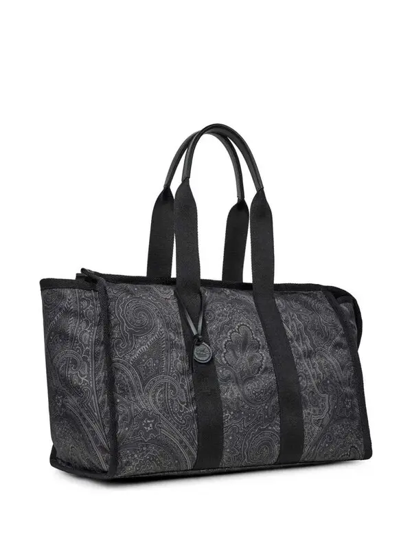 Etro Large Arnica Travel Bag With Paisley Print