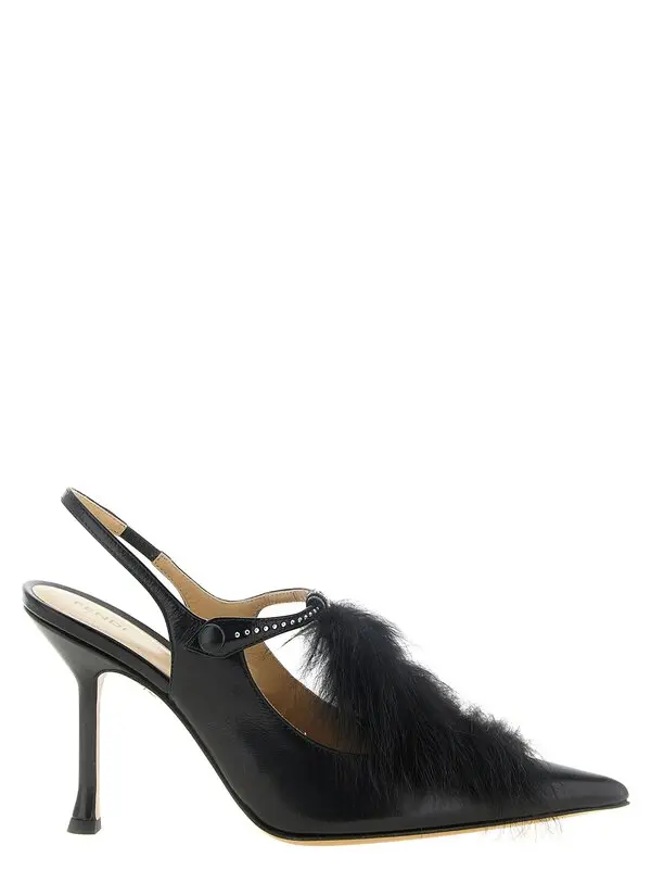 Fendi Noir' Slingback - Black
