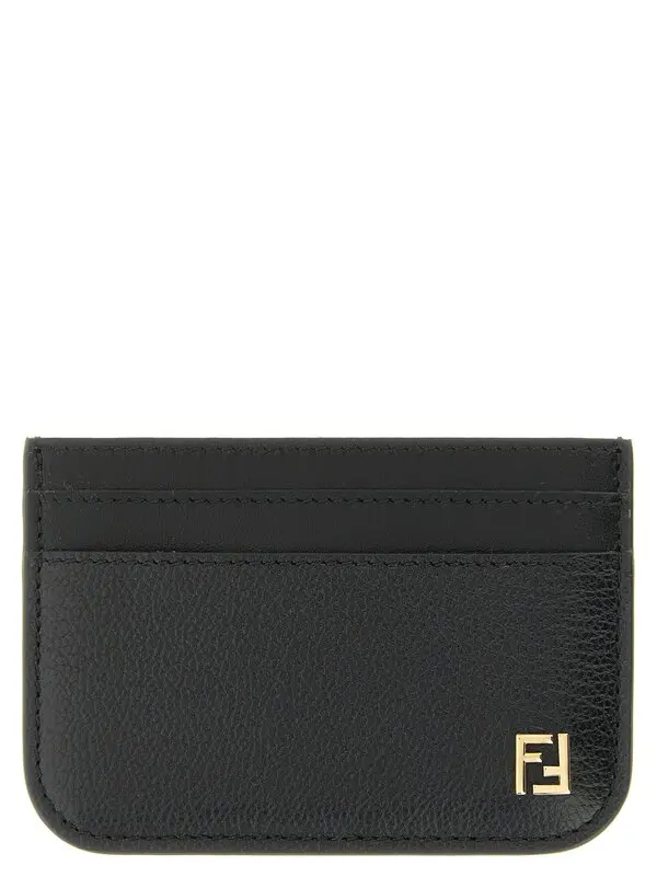 Fendi Ff Card Holder - Black