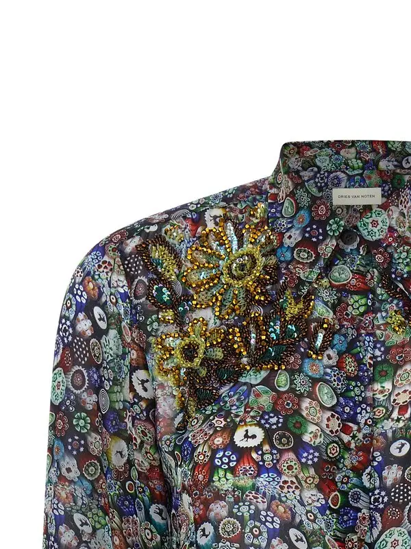 Dries Van Noten Glass Kaleidoscope' Shirt - Multicolor